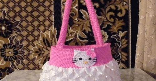 Tina's handicraft : crochet bag "hello kitty"