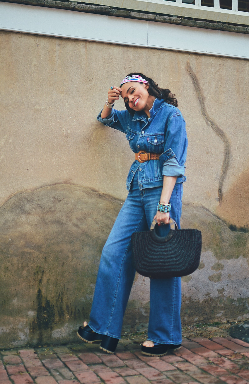 Matching A Denim Jacket With Jeans - How I Made It Work | MY SMALL WARDROBE