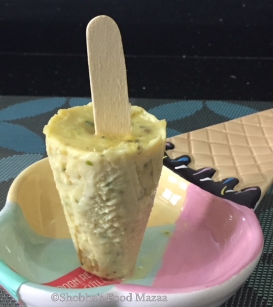 Shobha's Food Mazaa: RABRI & KULFI MADE FROM LEFT OVER KAJU PISTA KATLI