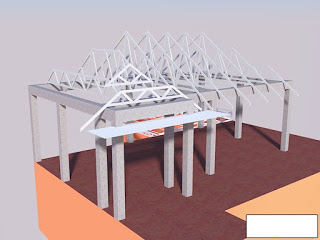 Disain Atap Jurai di Janti Barat ~ Galvalum, Kanopi, Plafon, WF Malang