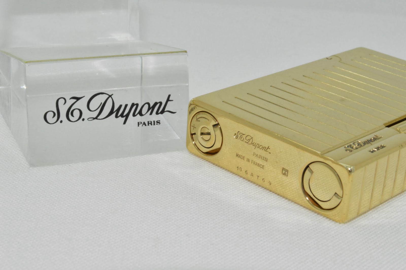 ziq S.T. DUPONT collections: ORIGINAL S.T.DUPONT GATSBY GOLD WITH NICE ...