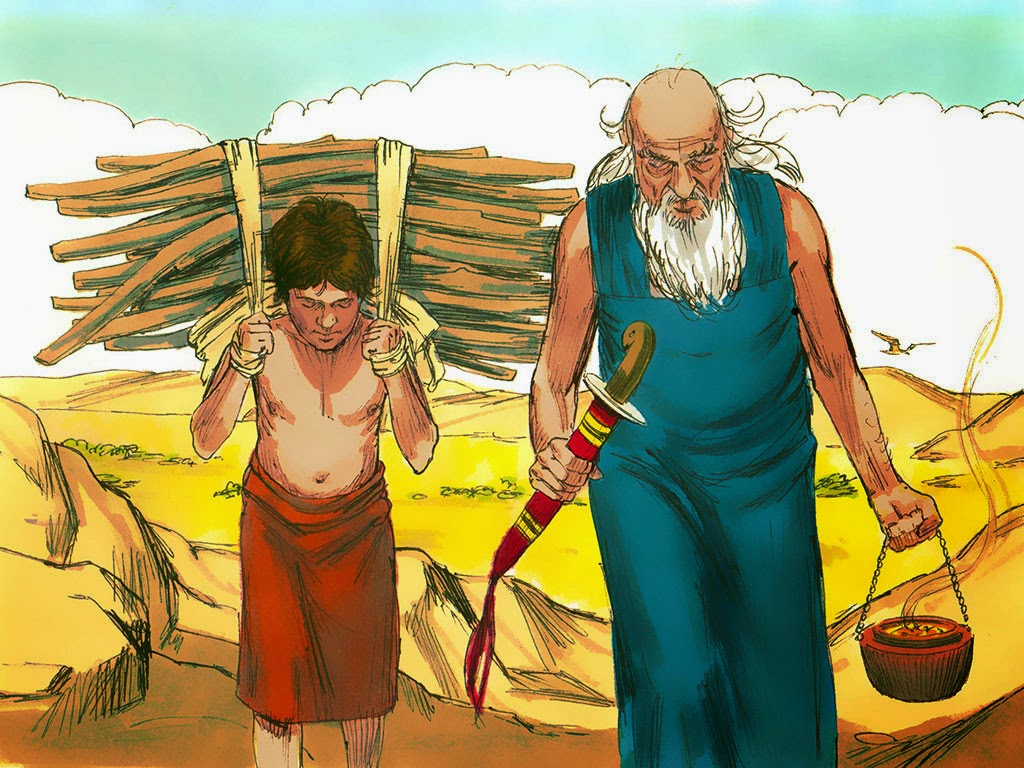 tia Raquel ministério infantil: Abraão e Isaque. Deus prova a fé de Abraão.