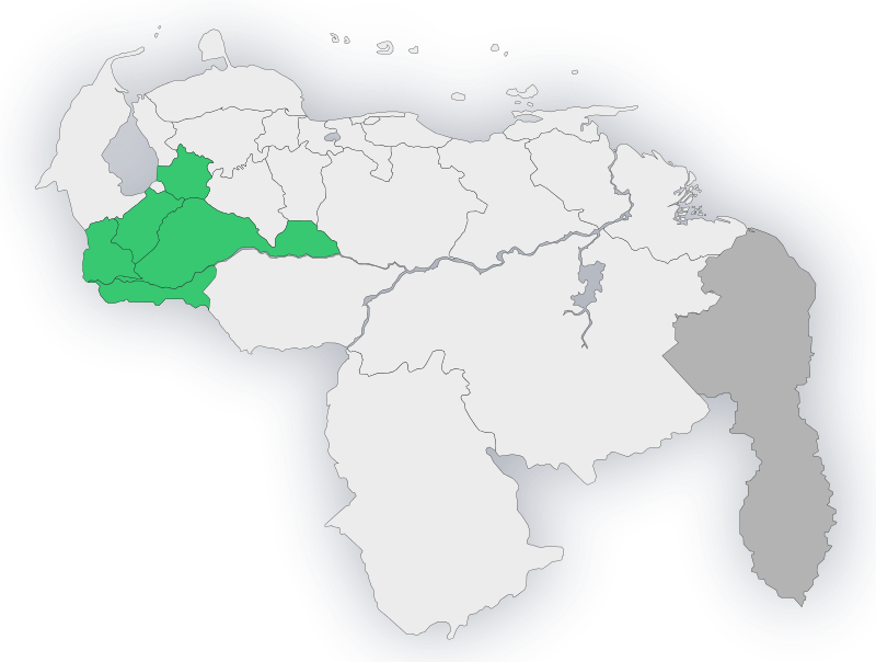 Distribuciòn Geografica de Venezuela: Regiones