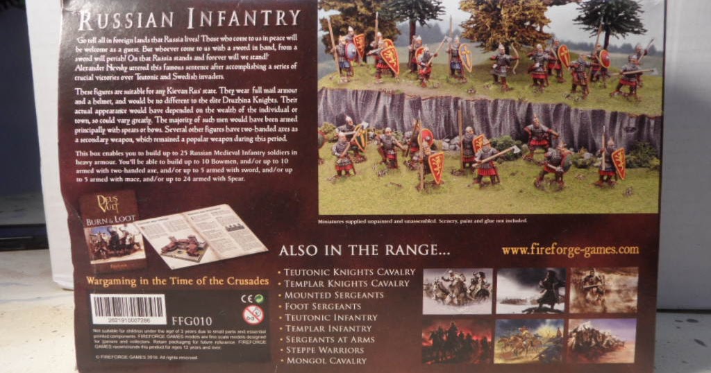 Anton's Wargame Blog: Fireforge Russian Foot