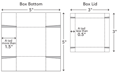 Designs & Decor on a Dime: Paint Chip Card Boxes - Cuuute!!