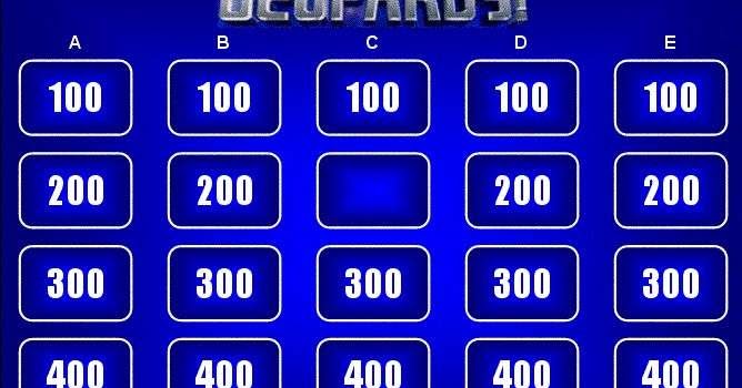 The Best Jeopardy PowerPoint Template On The Internet ~ Free PowerPoint ...