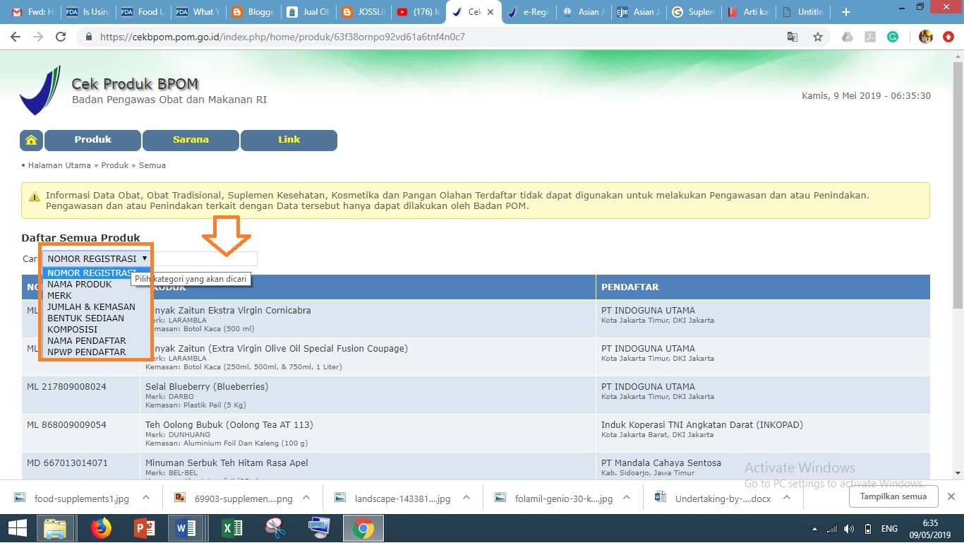 Karim's line: Mengenal Suplemen Makanan - Mengecek Produk Sebelum ...