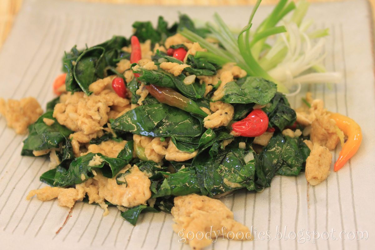 GoodyFoodies: Recipe: Sarawak stir fried manicai (马尼菜) with eggs