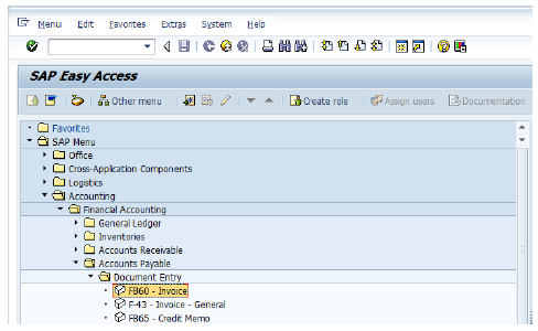 FB60 - Posting Vendor Invoice (AP) - SAP
