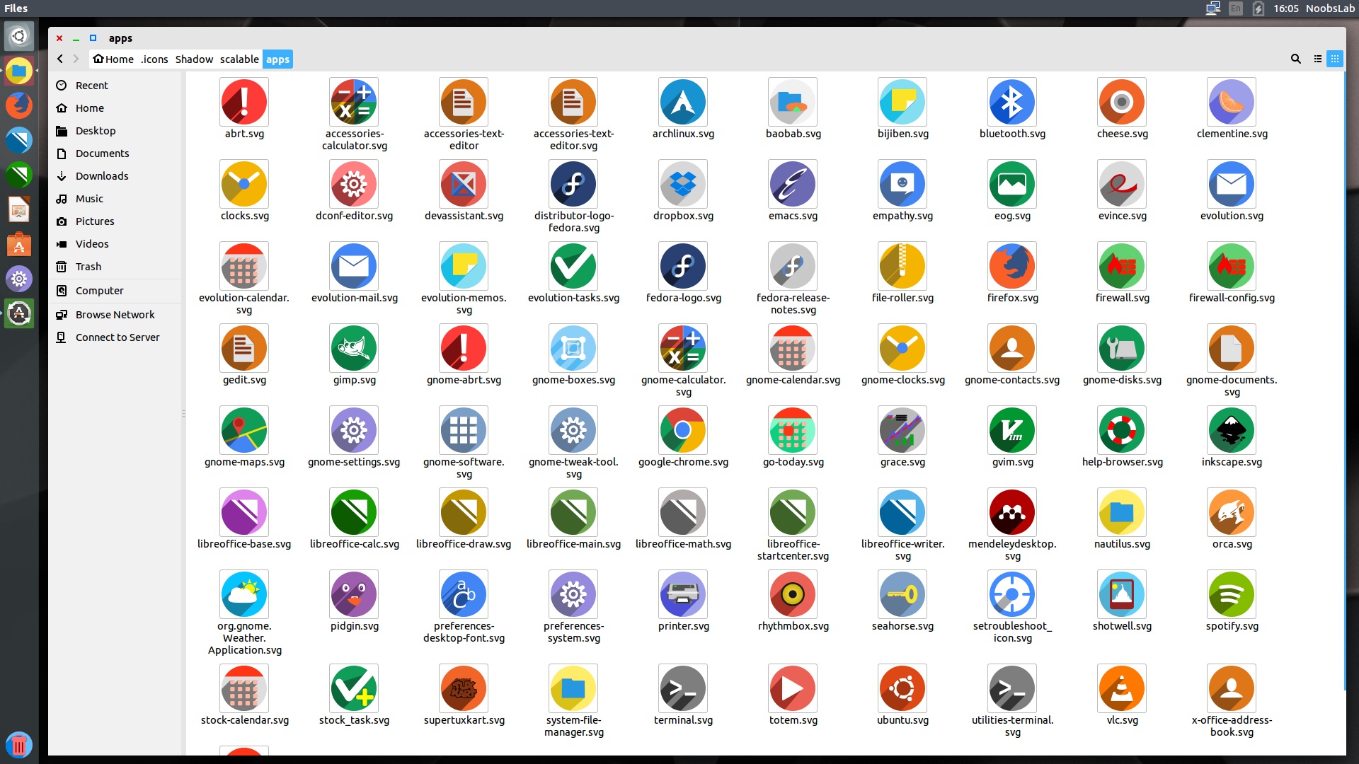 Shadow Icons Looks Great With All Themes, Install in Ubuntu/Linux Mint ...