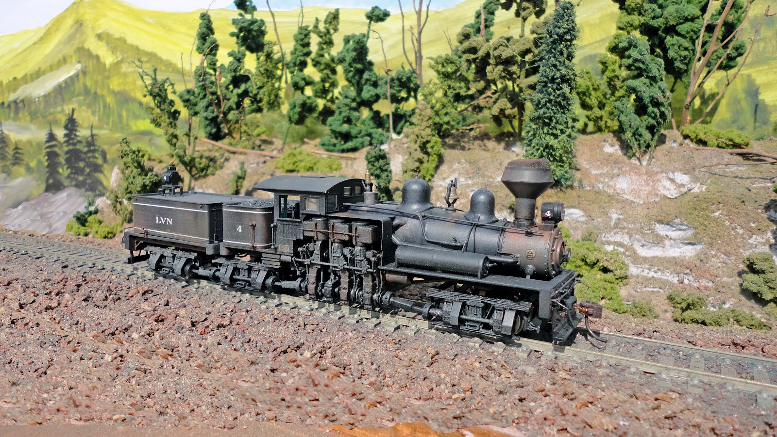 Lyon Valley Northern: Bill Scobie painted my Shay