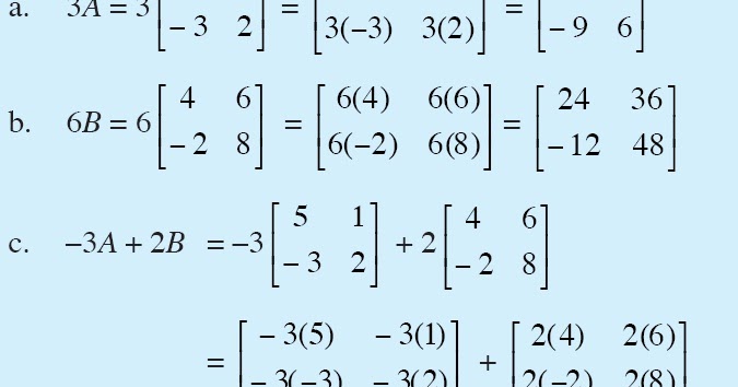 Operasi Perkalian Dua Matriks