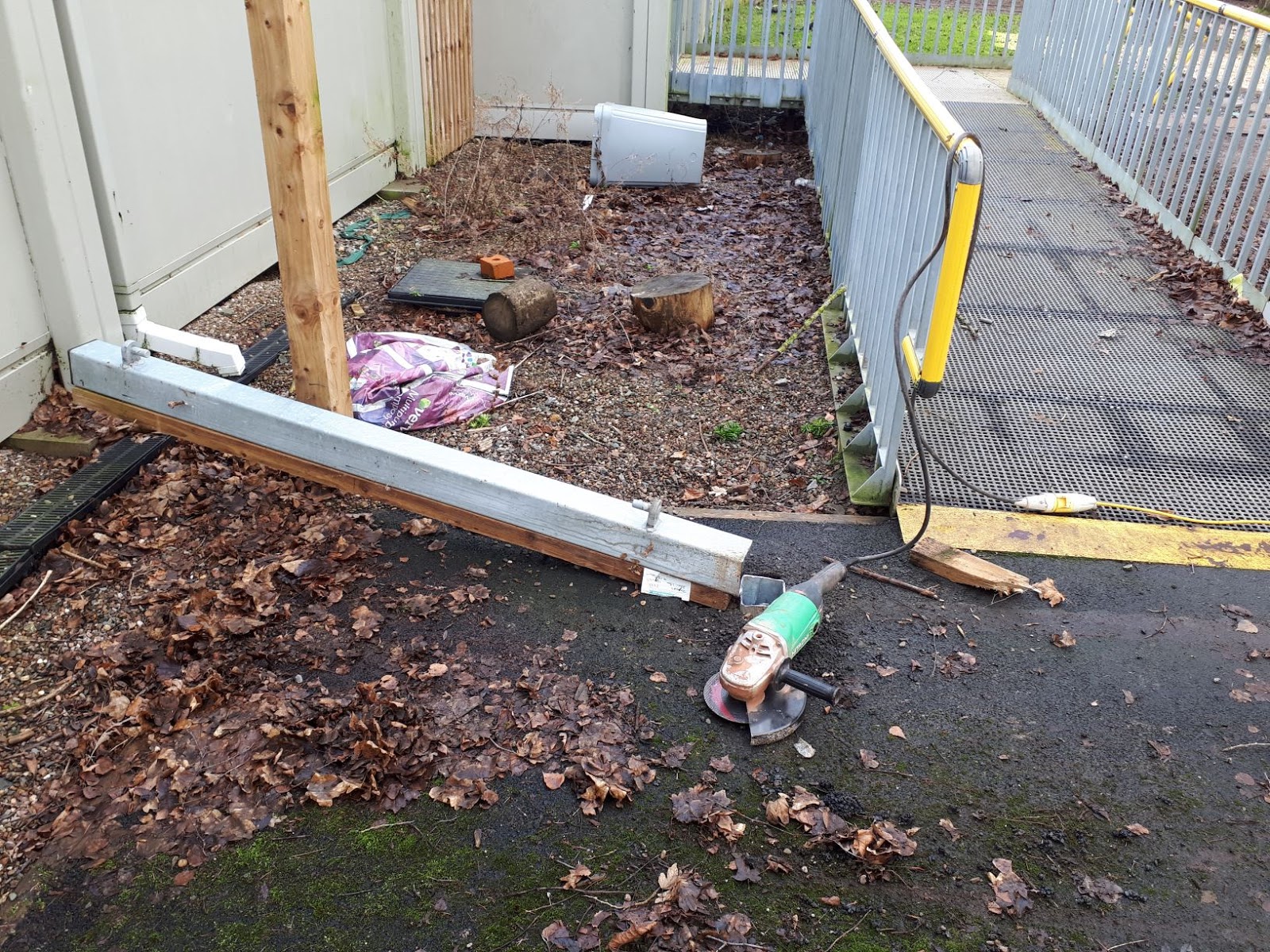 An English Homestead: Infrastructure Work - Security Gate