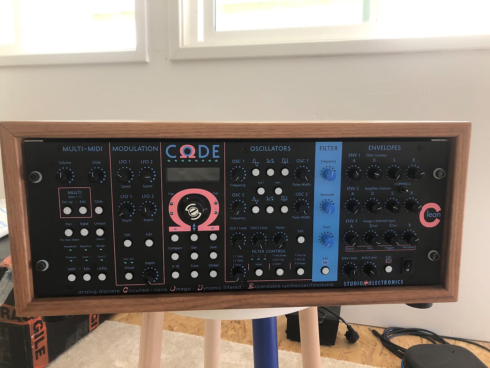 MATRIXSYNTH: Studio Electronics Code 8 Voice Synthesizer SN 1384