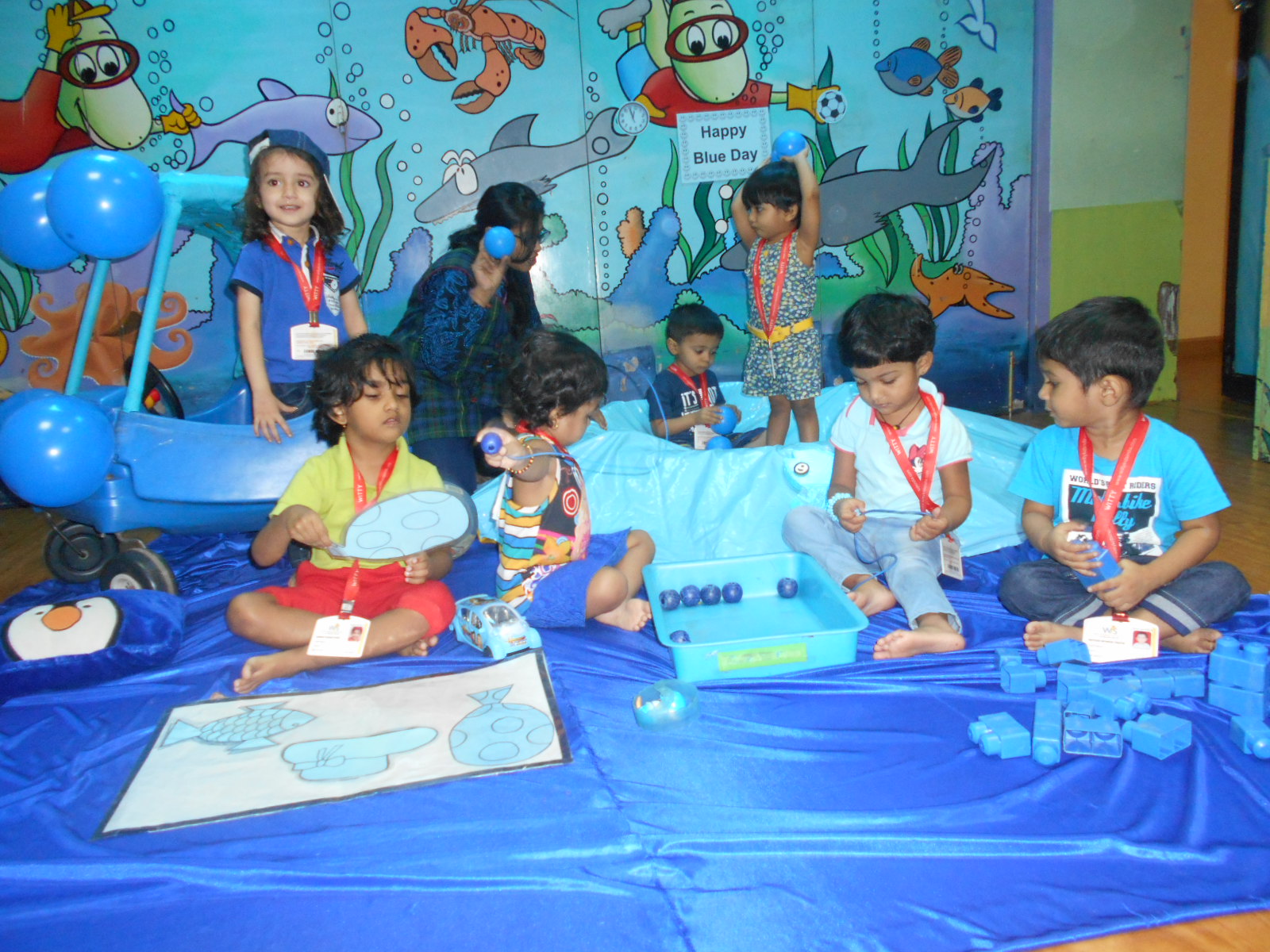 On the top of the World...: Blue Day Celebration by PG Section WIS ...