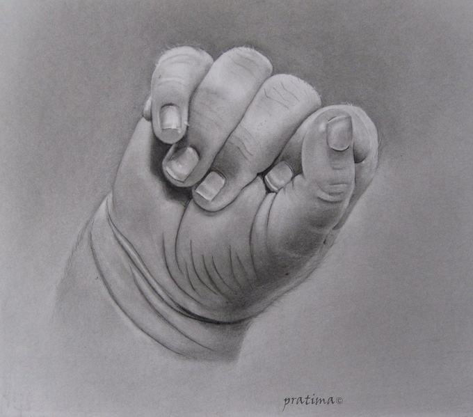 Baby Hand Sketch