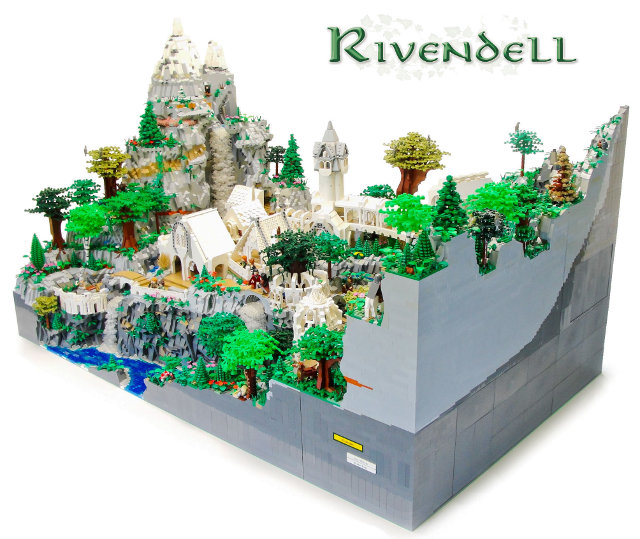 Geek Group Network: [Misc] Rivendell en Legos