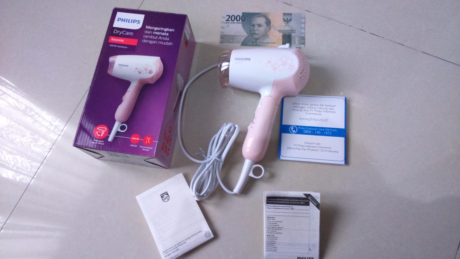 #Review : Philips DryCare Essential HP8108/02 400w Hair Dryer