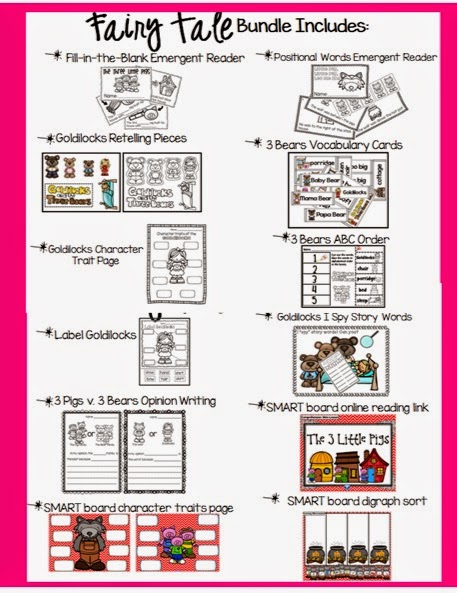 Classy in Kinder now Fancy in First: Fairy Tales and a FREEBIE!!