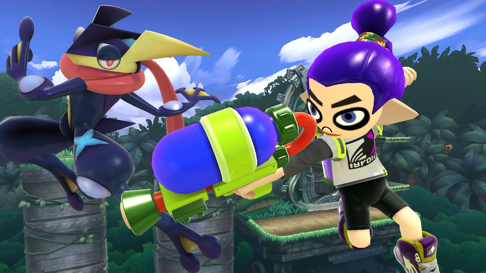 Confira as novas imagens dos Mii Fighters de Splatoon e o estágio do ...