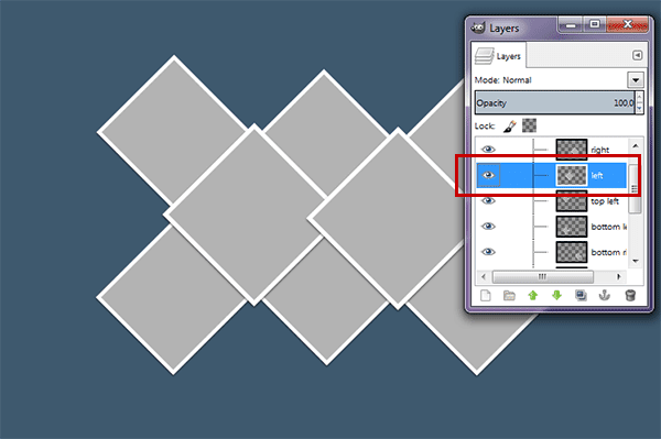 Picture Editing: 4 Sided Polygon Collage In GIMP
