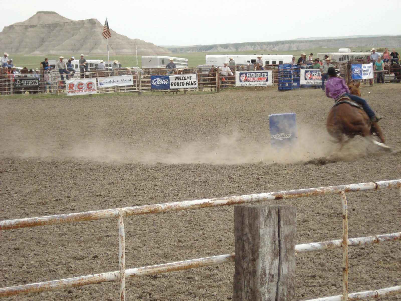 Travels with Debbie and Vince: July 4th Rodeo at Interior, S.D.