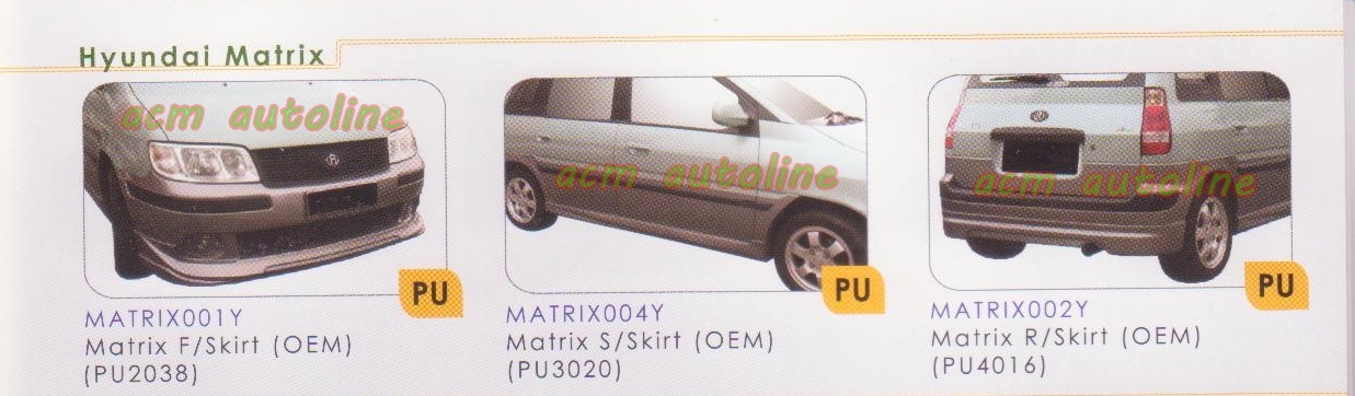 HYUNDAI MATRIX BODYKIT