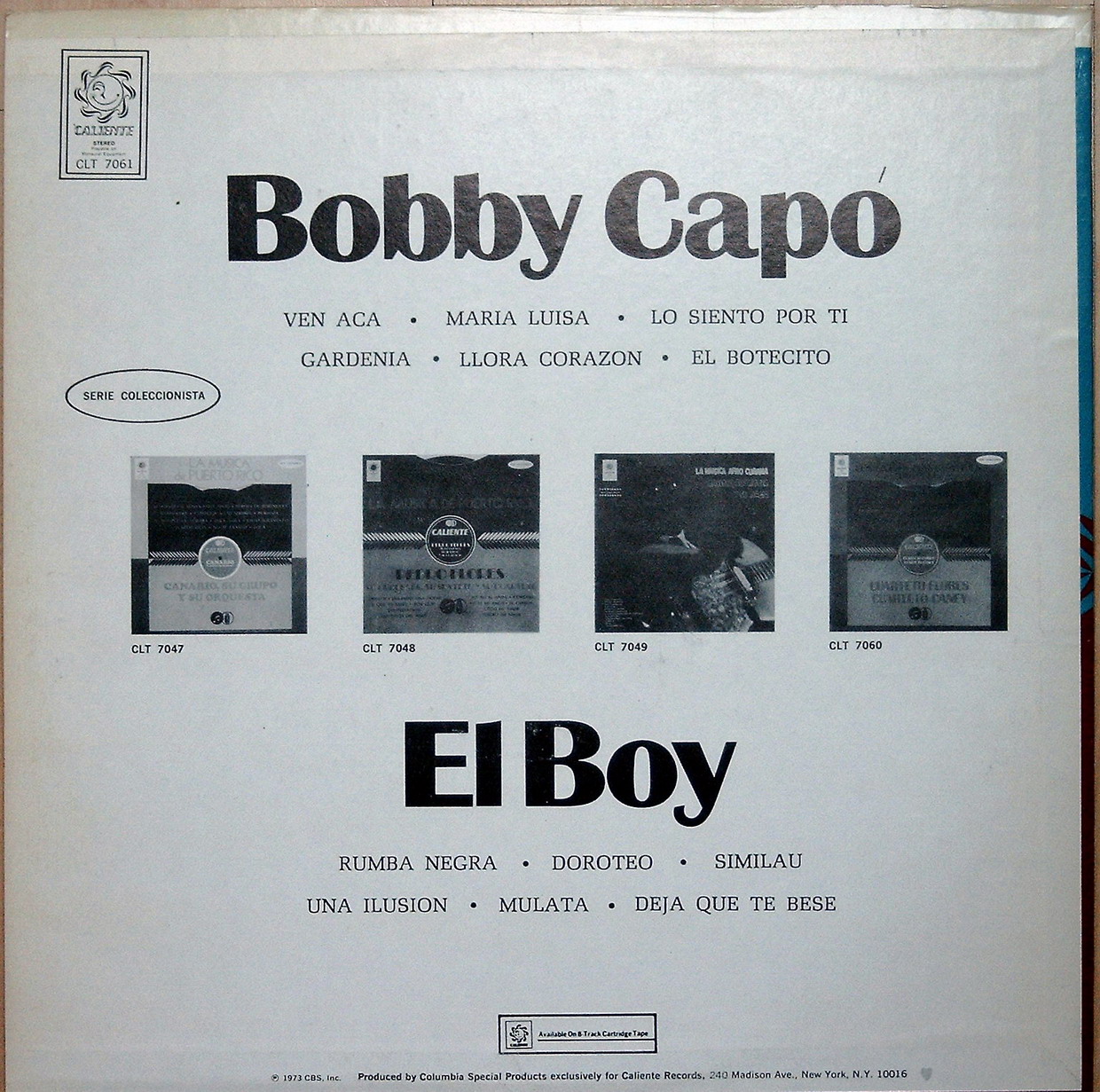 EL PUNTO SALSERO: BOBBY CAPO