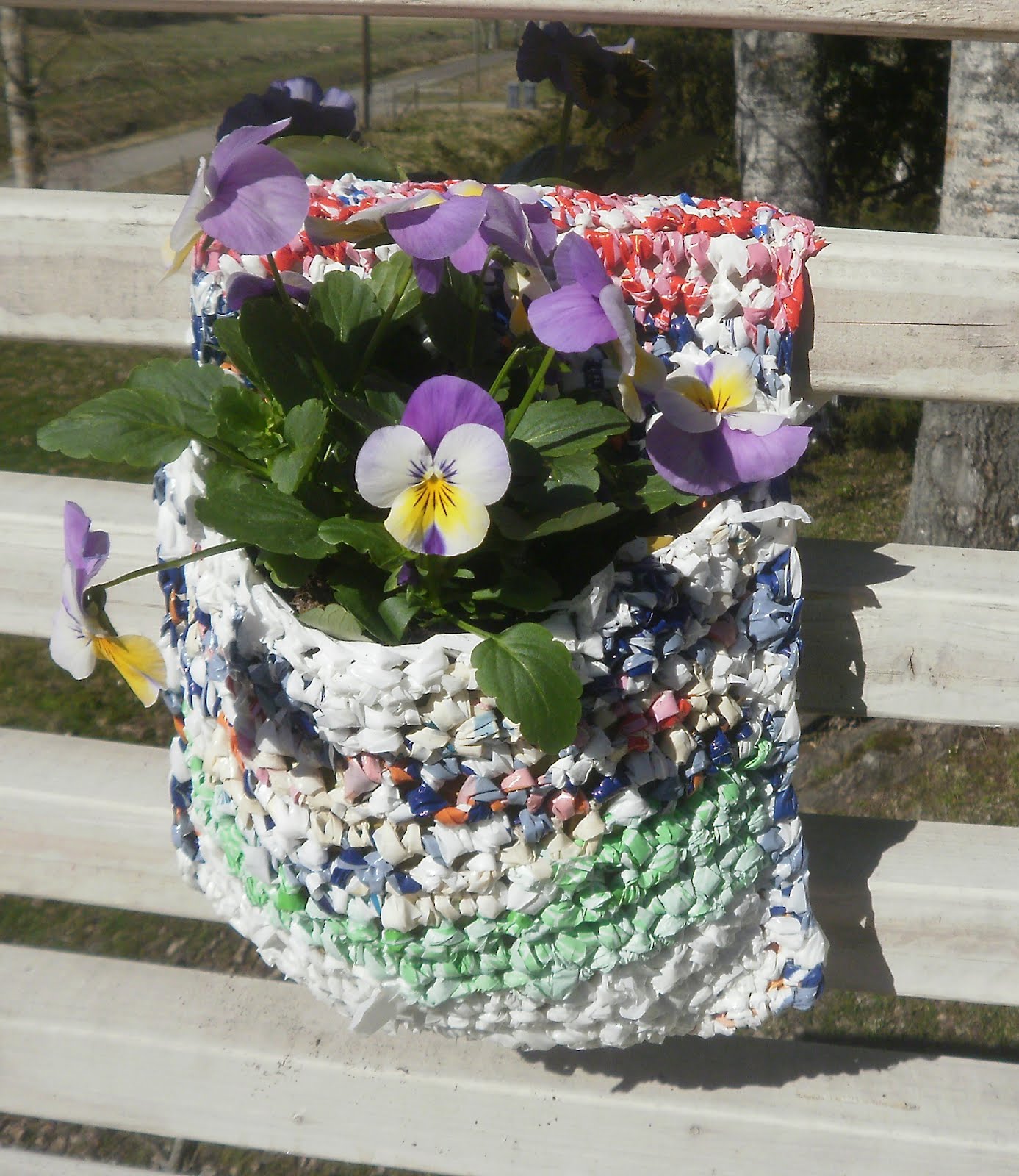 The world according to Ági: Plarn crochet projects