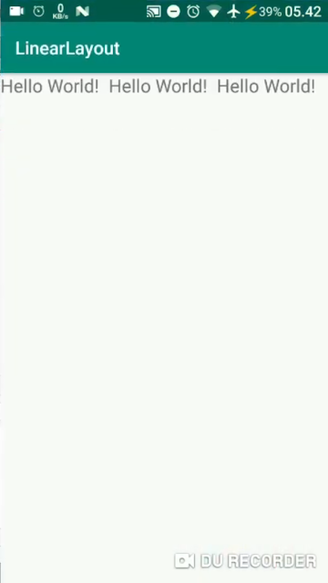 Android Studio : Belajar Linear Layout Vertical dan Horizontal Komponen ...