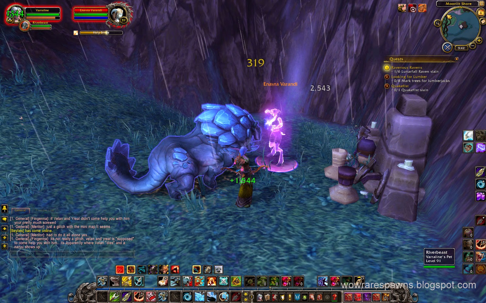 WoW Rare Spawns: WoD: Shadowmoon Valley Screenshots, Rares & Hunter Pet ...