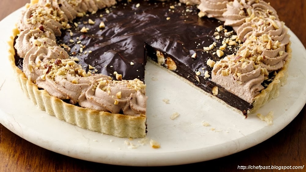 Decadent Chocolate Hazelnut Tart - pastry recipes