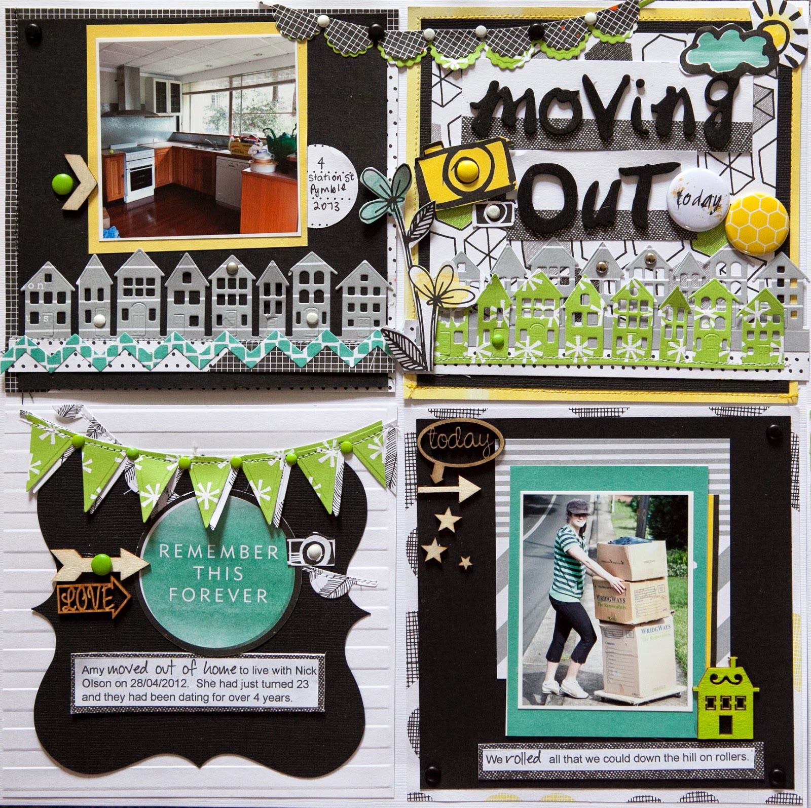 Creative Mayhem: Amy Tangerine Plus One Double Scrapbook Layout ...