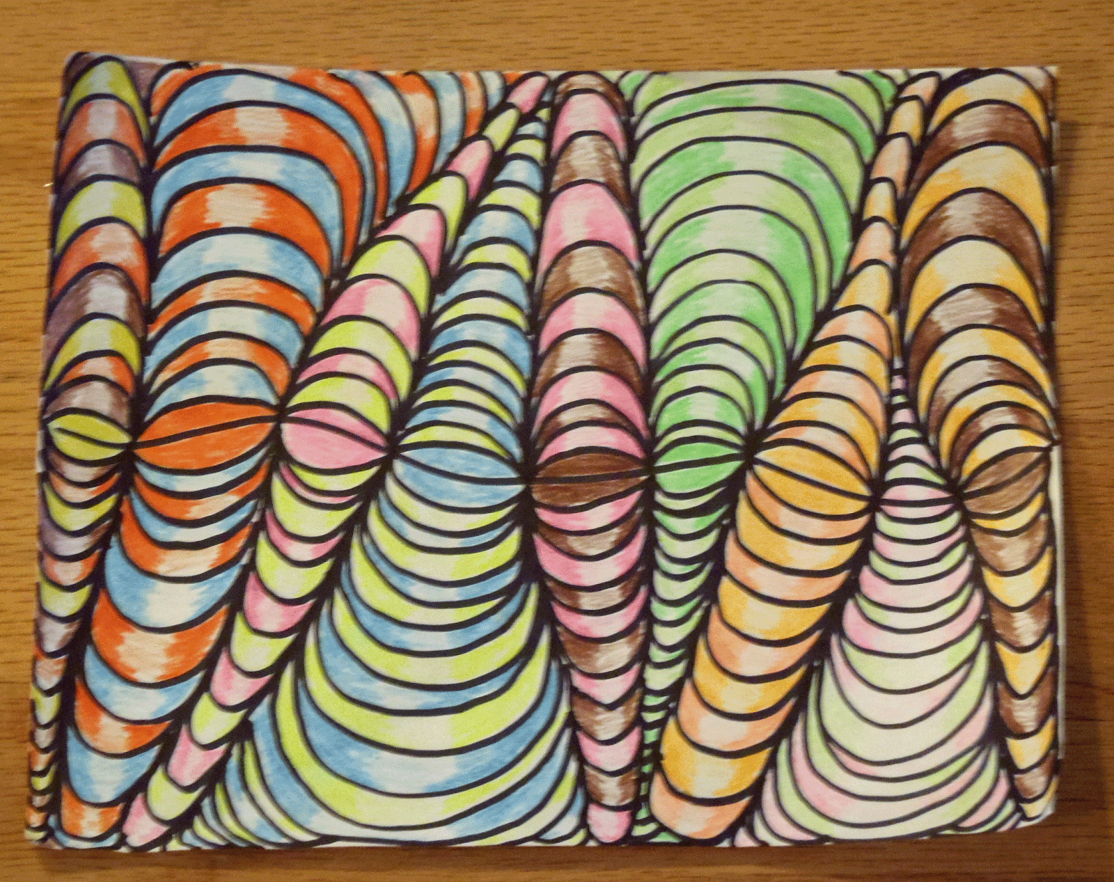 My View of the Honeypot: Line Design Art