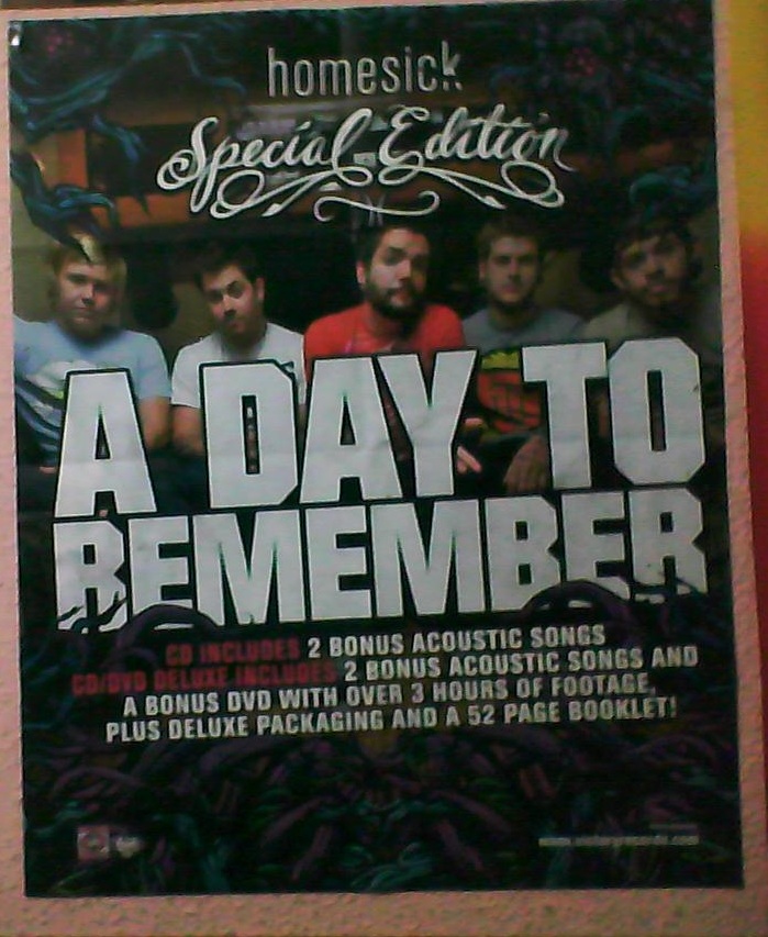 Music In Dreams: Camiseta y póster de ADTR