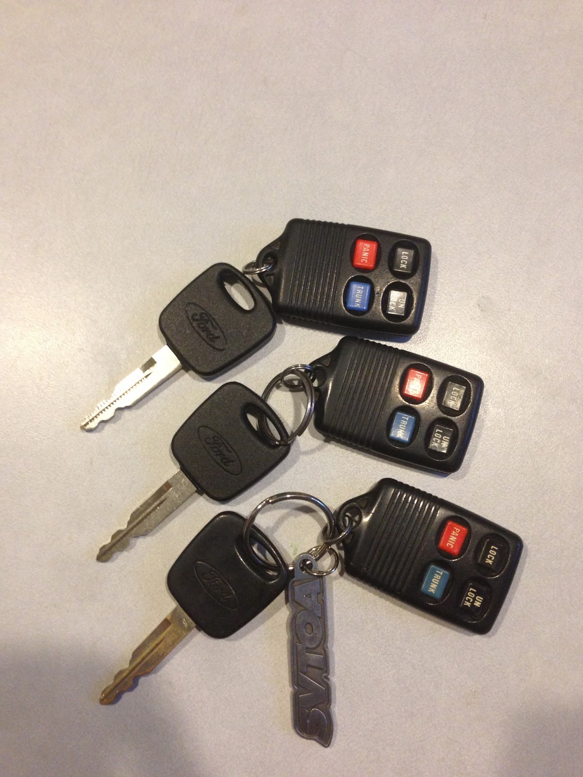 Project 1997 Cobra: Keys Programmed