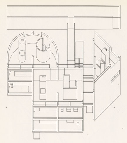 One Half House by John Hejduk (1966)
