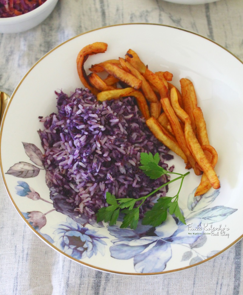 Red Cabbage Rice