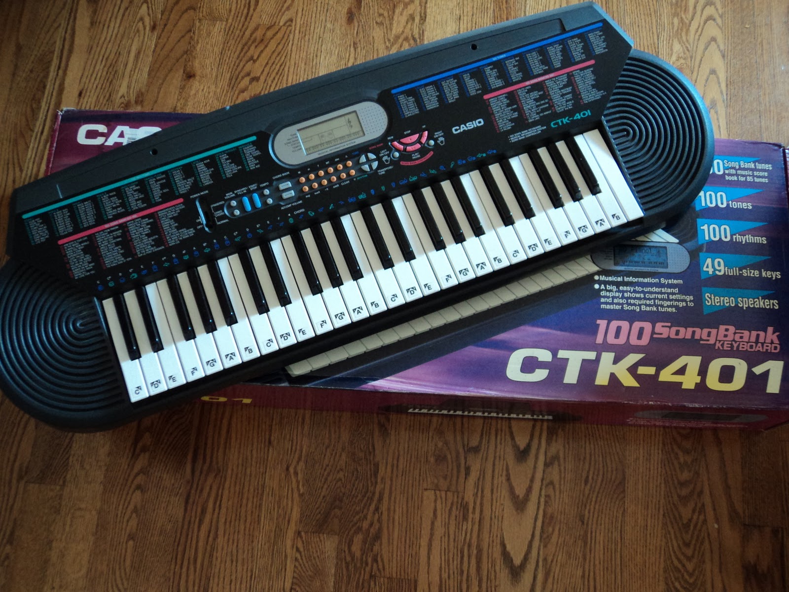 TOMMY'S COLORADO GARAGE SALE: piano CASIO CTK-401 for sale