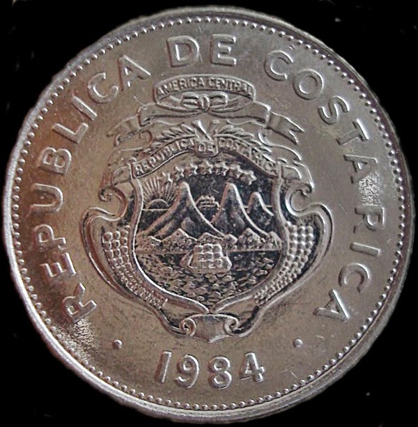 Monedas de México y el Mundo: Costa Rica: 1 Colón de 1984