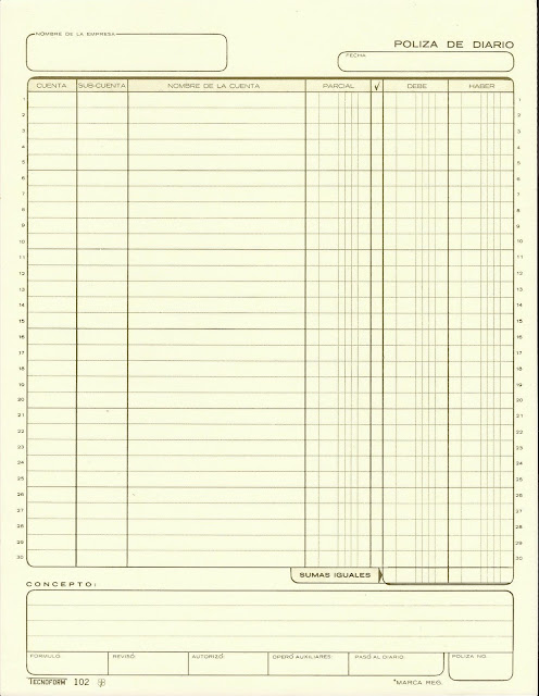CONTABILIDAD II: PÓLIZAS (EGRESOS O CHEQUE, INGRESOS Y DIARIO)