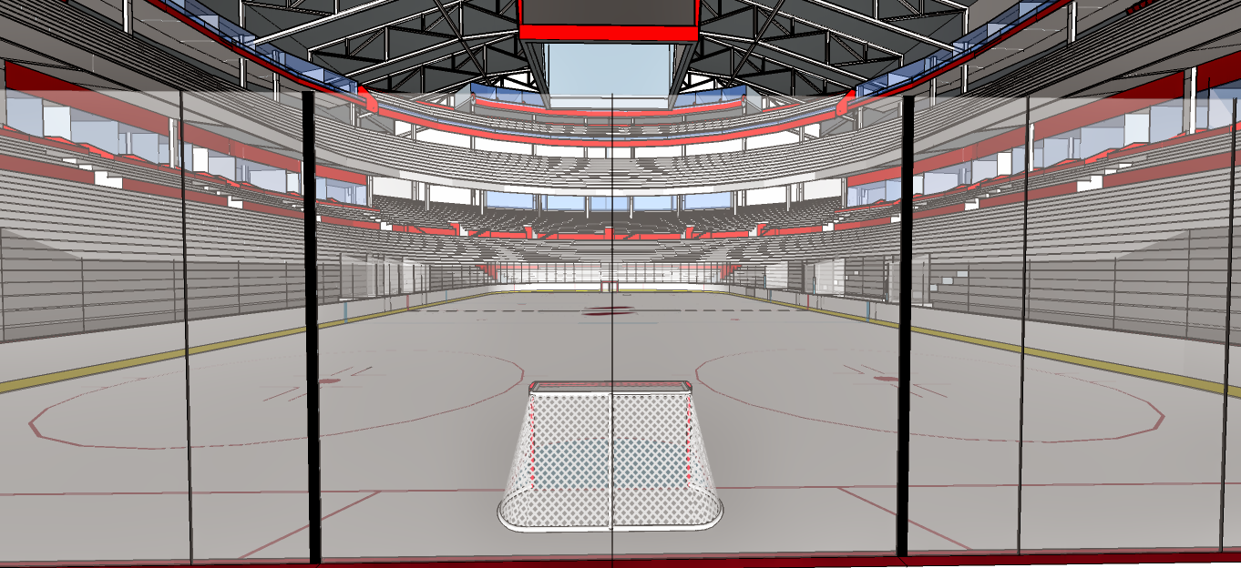 New Olympia Stadium A New Arena for the Detroit Red Wings : Rink Side Seats