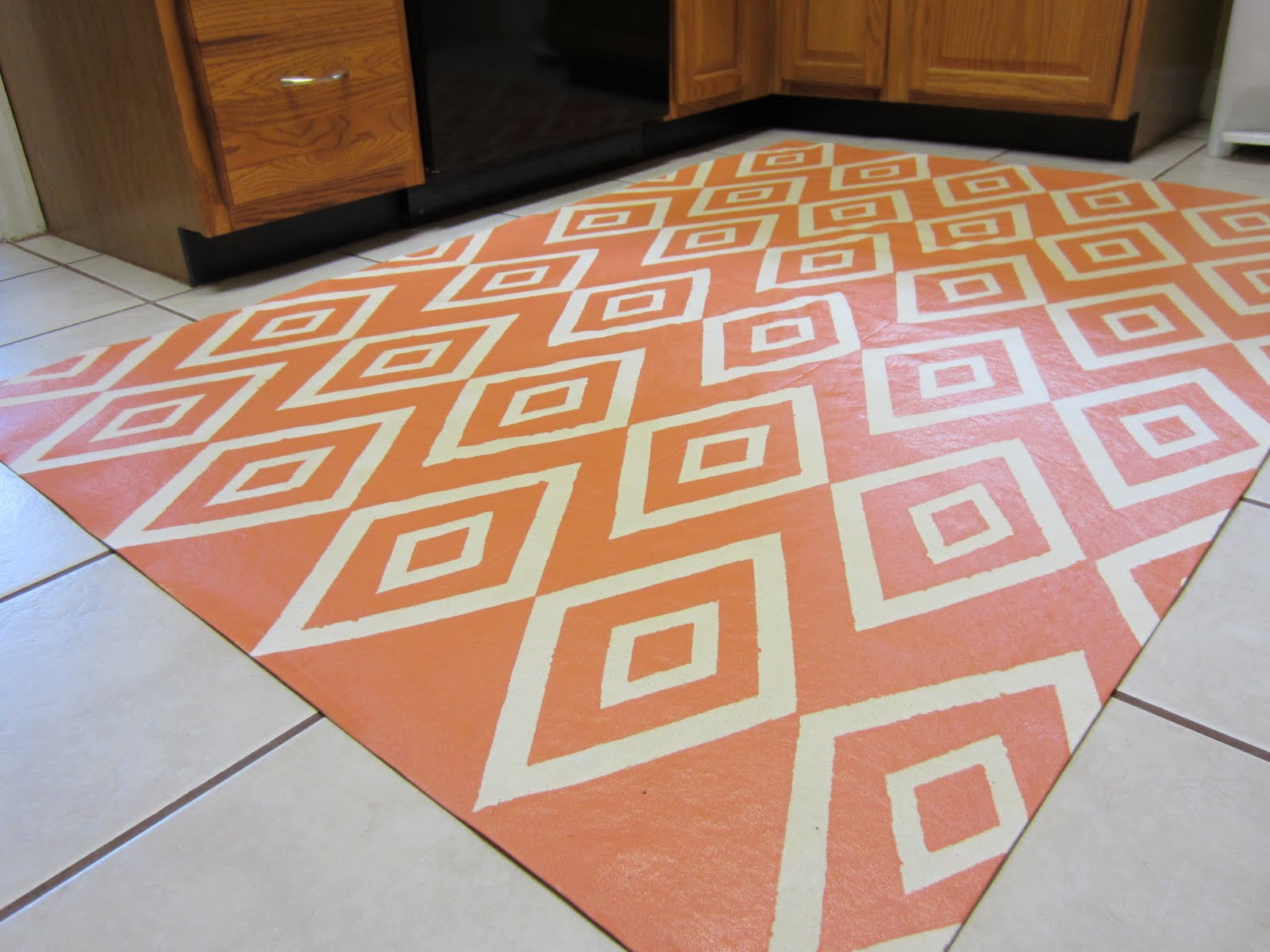 copy-craft: painted floor cloth