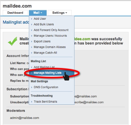 Technology Land Co., Ltd.: วิธีทำ mailing list หรือ ส่ง Email จำนวนมากๆ สำหรับองค์กรขนาดใหญ่