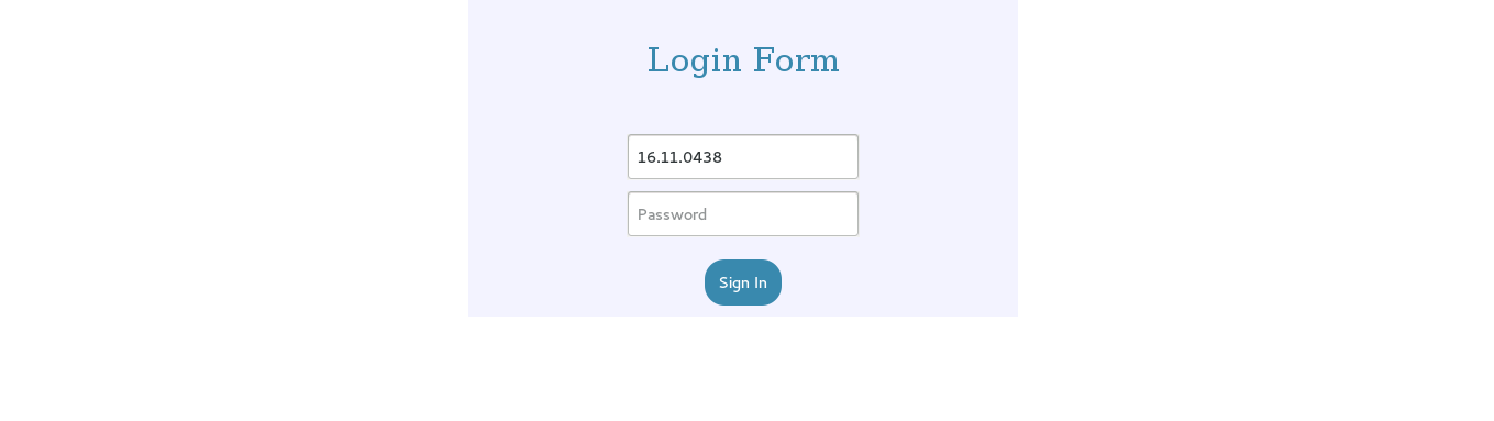 Form Login
