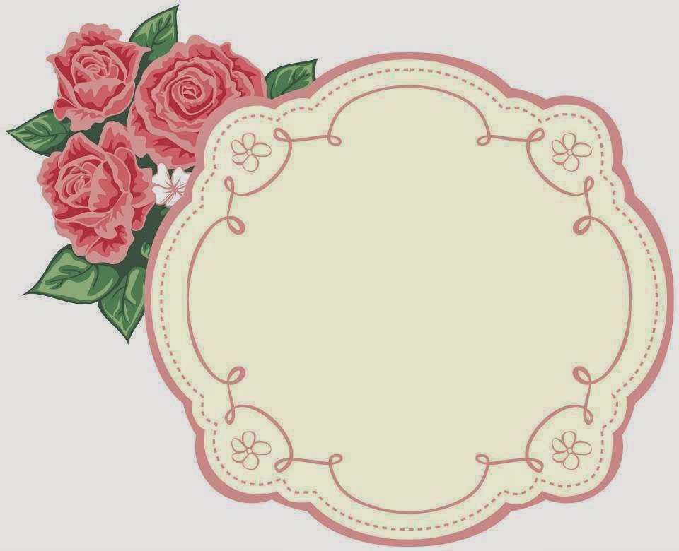 Flores: Marcos, Toppers o Etiquetas para Imprimir Gratis. - Ideas y ...