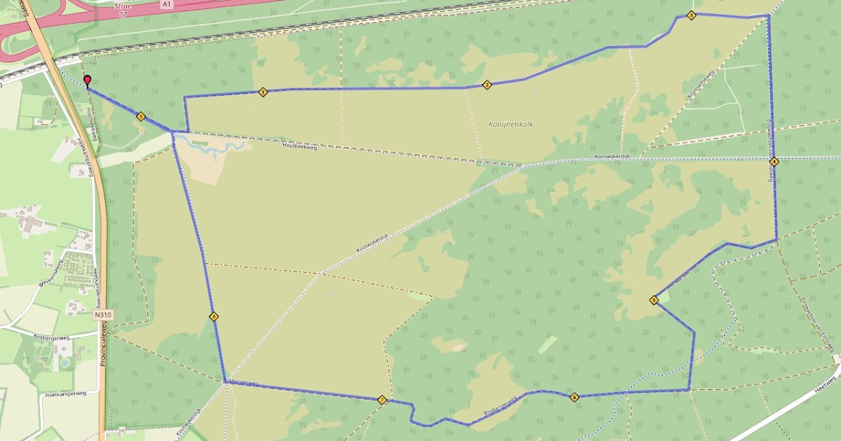 Bergloper: Stroese heide