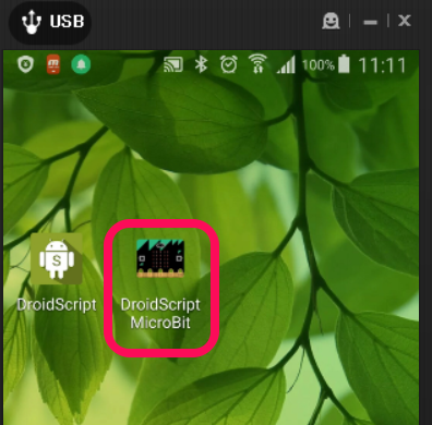 安裝 Android app - DroidScript 來寫 JavaScript 碼 即時點玩 BBC micro:bit LED矩陣