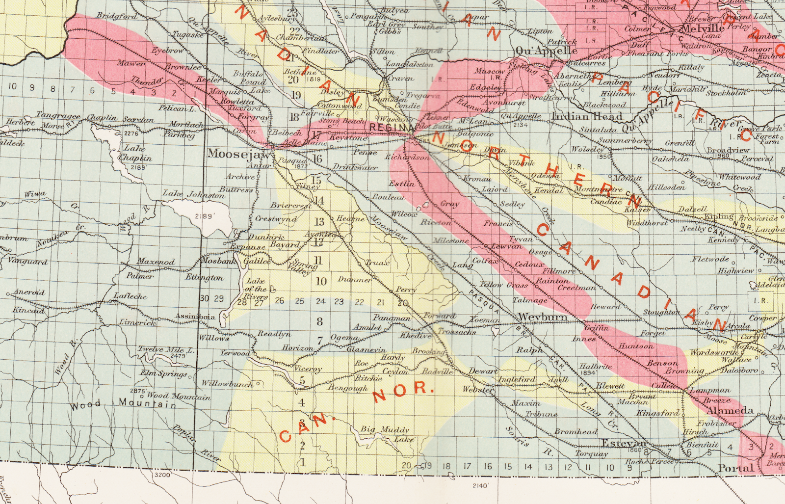 Rolly Martin Country: CPR Moose Jaw, An Old Regina Map & the Prairies ...