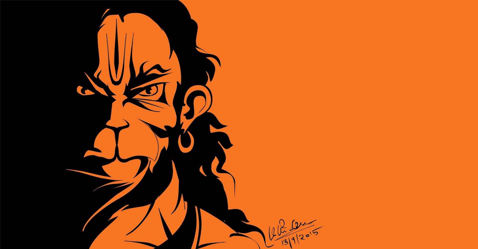 karanacharya: hanuman vector
